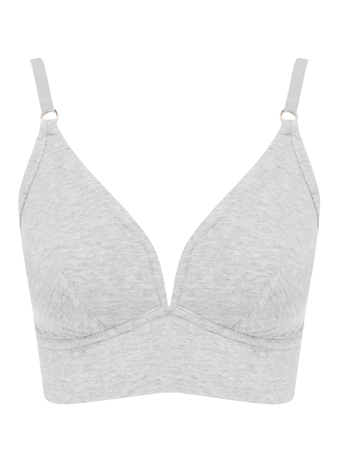 Grey Bra I Up to E Cup I Supportive Wirefree Bra I Organic Lingerie ...